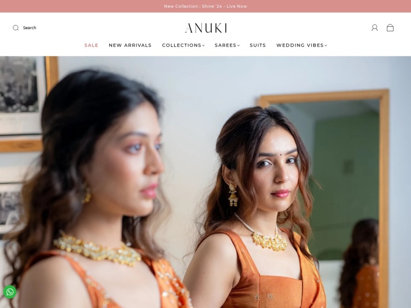 anuki.in - DTC .in, Sarees | Best Brands Discovery Platform D2C