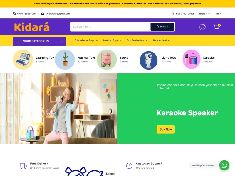 kidara.in - DTC .in, Kids | Best Brands Discovery Platform D2C