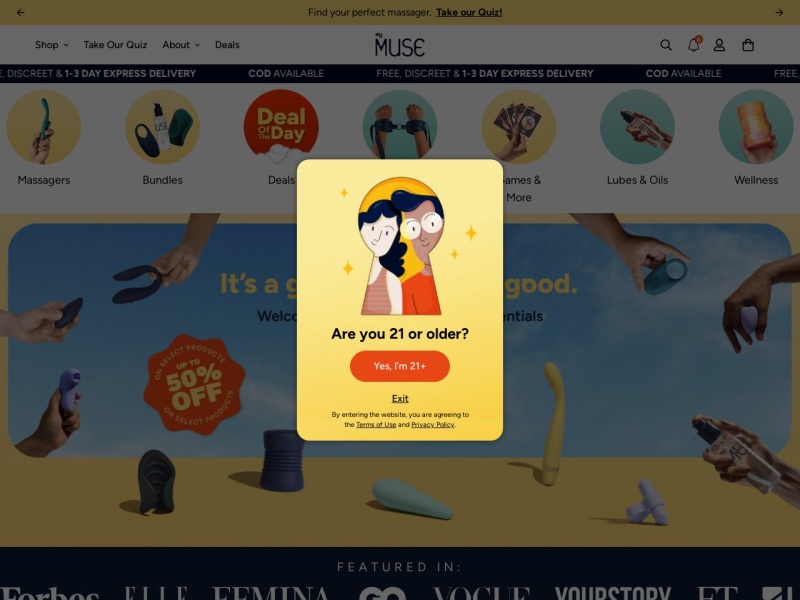 mymuse.in - DTC .in, Wellness | Best Brands Discovery Platform D2C