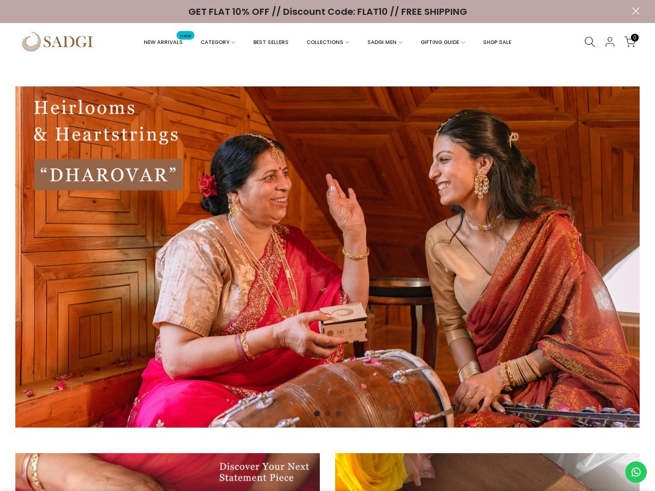 sadgi.in - DTC Uncategorized | Best Brands Discovery Platform D2C