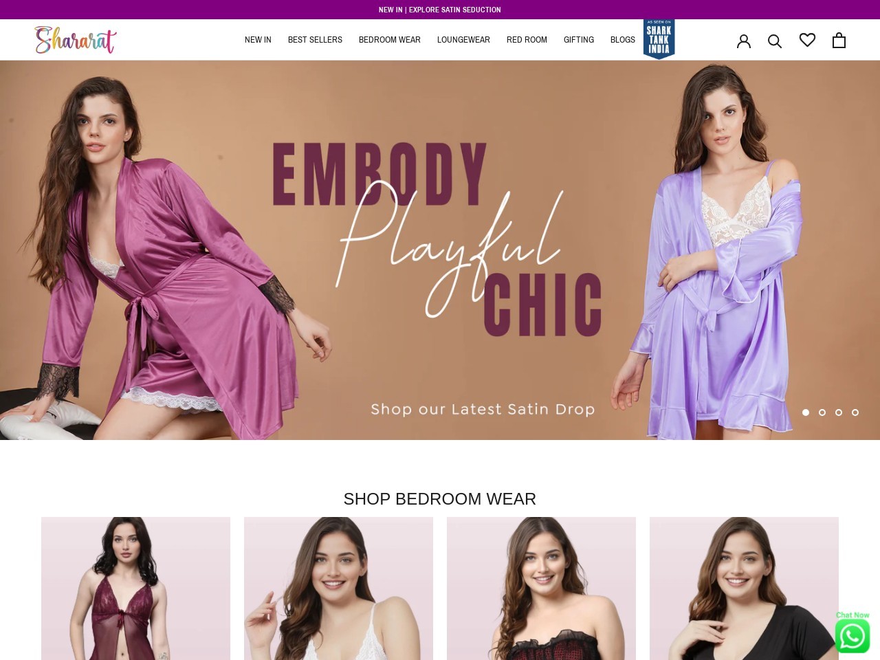 shararat.in - DTC .in, Clothing, Sexy | Best Brands Discovery Platform D2C