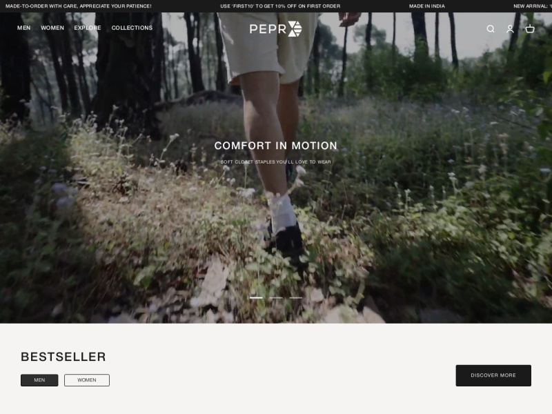 mypepr.com - DTC .com, Athleisure, Clothing, Fashion, Her, Him | Best Brands Discovery Platform D2C