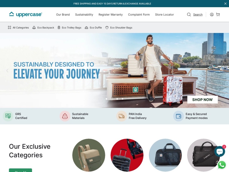 uppercase.co.in - DTC .co.in, Bags, Luggage, Made in India | Best ...