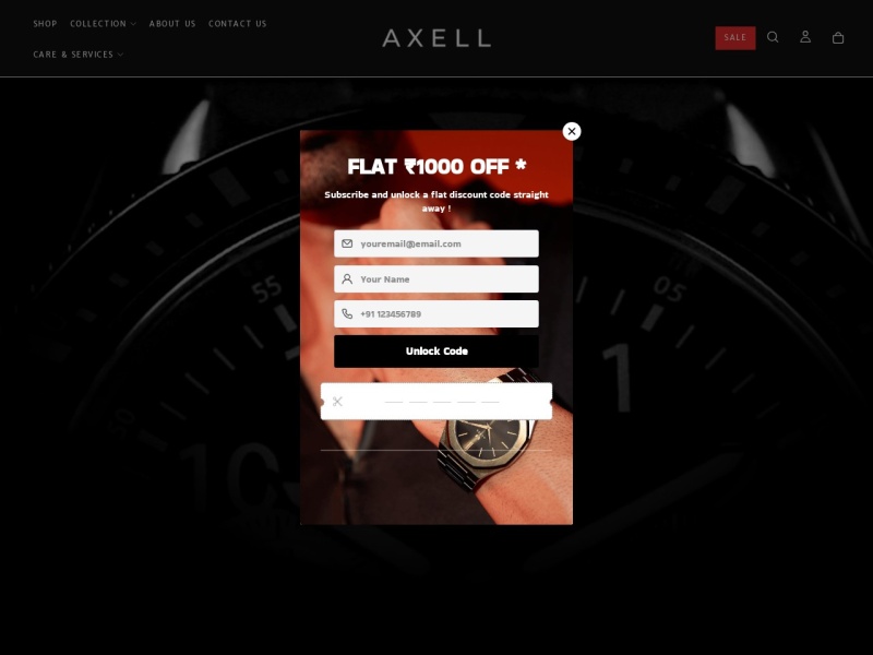axell.in - DTC .in, Watch | Best Brands Discovery Platform D2C