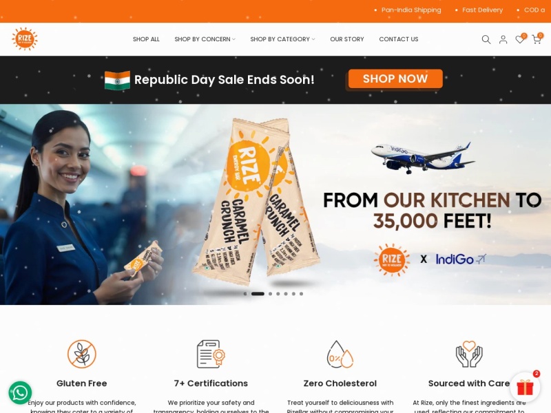 rizebar.in - DTC .in, Energy Bar, Shark Tank, Wellness | Best Brands ...